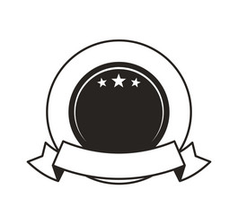 Award empty prize and ribbon Royalty Free Vector Image