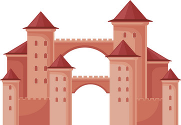 Gates in fortress Royalty Free Vector Image - VectorStock