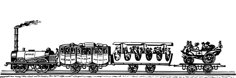 Vintage Train Cartoon Vector Images (over 4,600)