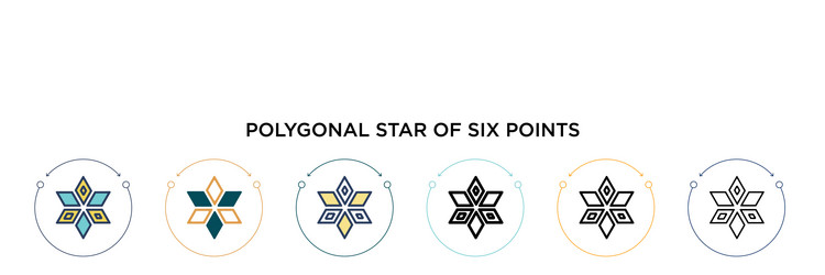 6 Sided Star Vector Images (56)