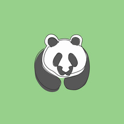 Panda Line Drawing Vector Images (over 2,700)