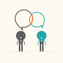 Multiethnic people hold speech bubbles communicate