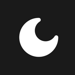 Light mode dark glyph ui icon Royalty Free Vector Image