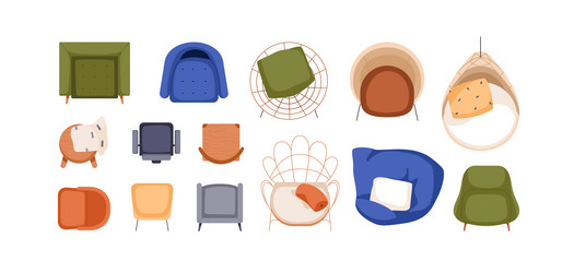 Overhead Furniture Vector Images (over 130)