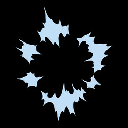 Explosion spark cartoon burst effect Royalty Free Vector