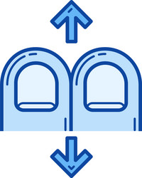 Two Finger Scroll Line Vector Images (80)