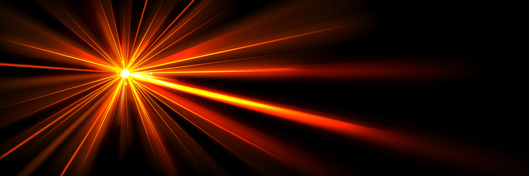 3d red light party laser on disco concert show Vector Image