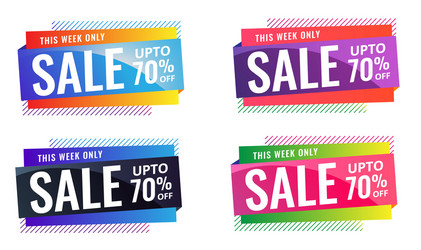 Best event banner template design Royalty Free Vector Image