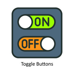 On Off Slider Mobile Ui Toggle Vector Images (over 770)