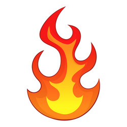 Campfire icon cartoon style Royalty Free Vector Image