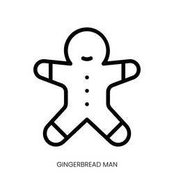 Gingerbread Man Black and White Vector Images (over 2,700)