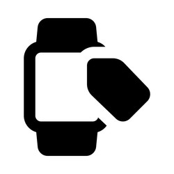 Price tag labelled on electronic gadget Royalty Free Vector