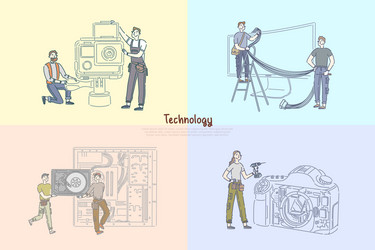 Electronics Repair Banner Vector Images (over 1,000)