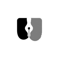 R small silhouette Royalty Free Vector Image - VectorStock