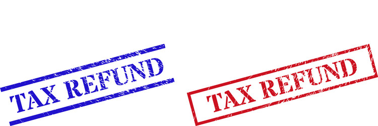 Fine textured rubber stamp watermarks Royalty Free Vector