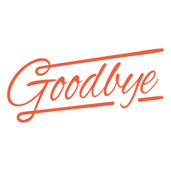 Goodbye badge Royalty Free Vector Image - VectorStock