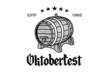 Retro styled rubber stamp with beer barrel mug Vector Image