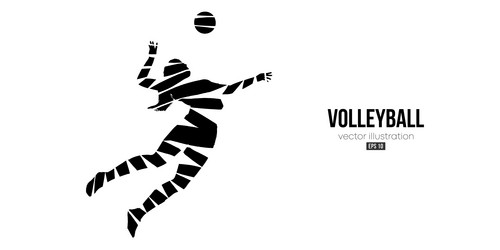 Abstract Volleyball Female Vector Images (over 360)