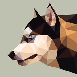 Geometric Husky Vector Images (over 220)