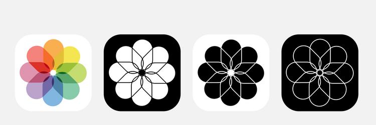 App icon apple music Royalty Free Vector Image