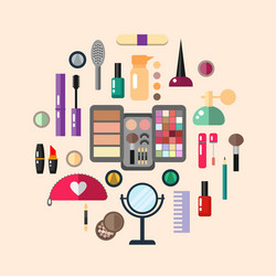 Beauty store emblem Royalty Free Vector Image - VectorStock