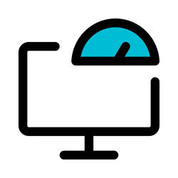 Track and display real-time data with precision Vector Image