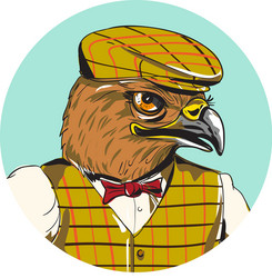 Hawk with Hat Vector Images (over 220)