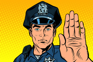 Police Officer Hand Signals Vector Images (over 110)