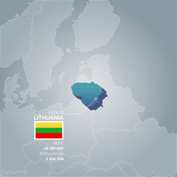 Lithuania Contour Map Vector Images (over 440)