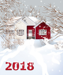 Winter frame Royalty Free Vector Image - VectorStock