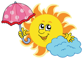 Cartoon weather images Royalty Free Vector Image