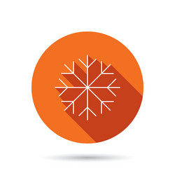 Air conditioning fan snowflake and sun Royalty Free Vector
