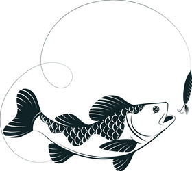 Big fish eat little Royalty Free Vector Image - VectorStock
