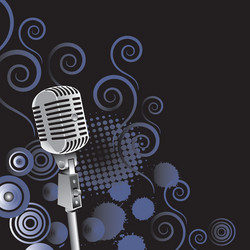 Microphone mc Royalty Free Vector Image - VectorStock