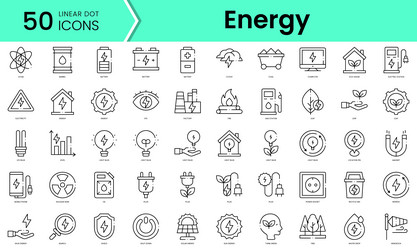 Set of hacker icons line art style icons bundle Vector Image