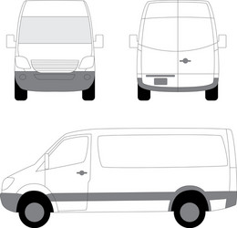 Mercedes Van Vector Images (92)