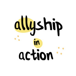 Allyship together in action women support quote fo