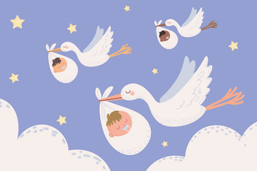 Storks Vector Images (over 9,400)