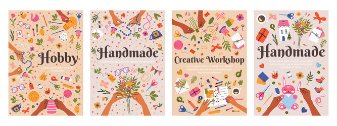 Creative craft workshop Royalty Free Vector Image