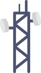 Telecom tower Royalty Free Vector Image - VectorStock