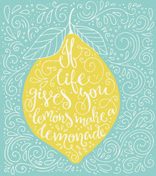 Celebrate life hand lettering typography poster Vector Image