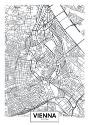 Vienna City Map Vector Images (over 280)