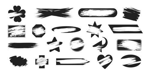 Instant scratch lottery ticket shapes set Vector Image