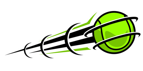 Baseball ball moving swoosh elements Royalty Free Vector