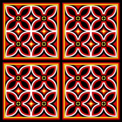 Traditional ethnic pattern from toraja indonesia Vector Image