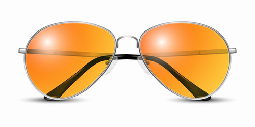 3d realistic modern unisex frame glasses Vector Image