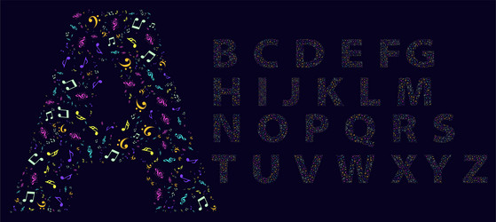 Music Alphabet Letters Vector Images (over 8,100)