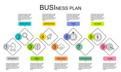 Infographic startup milestone design template Vector Image