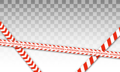 Red police tape Royalty Free Vector Image - VectorStock