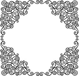 Simple Black Scroll Border